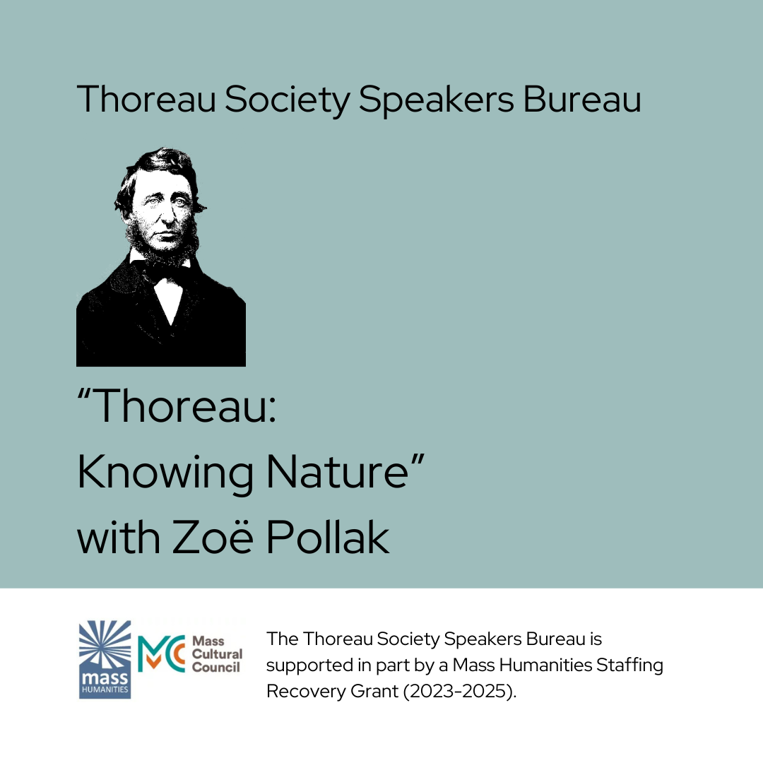 “Thoreau: Knowing Nature” | The Thoreau Society | Outreach. Education. Advocacy